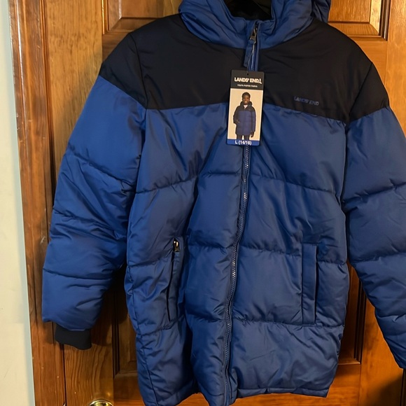 Lands' End | Jackets & Coats | New Landsend Boys Puffer Parka Jacket ...